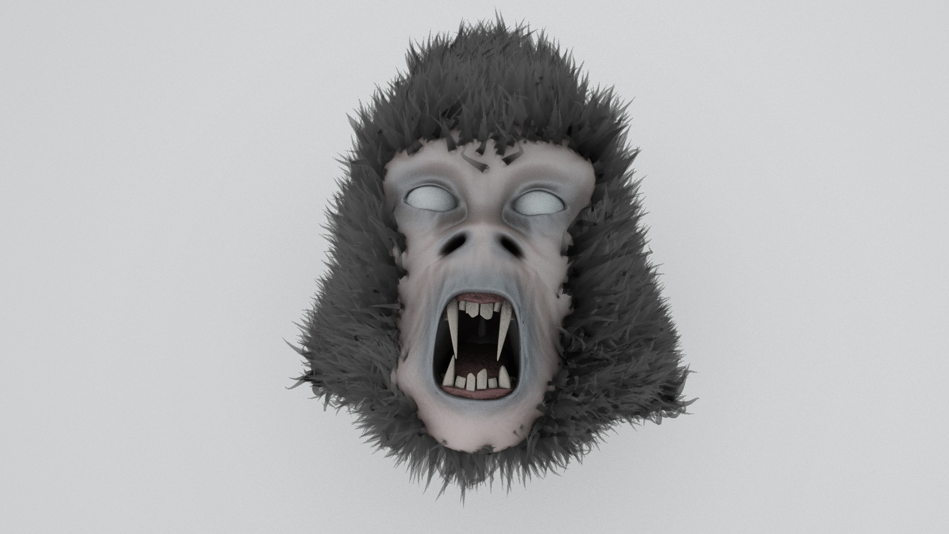 ArtStation - Yeti monster WIP