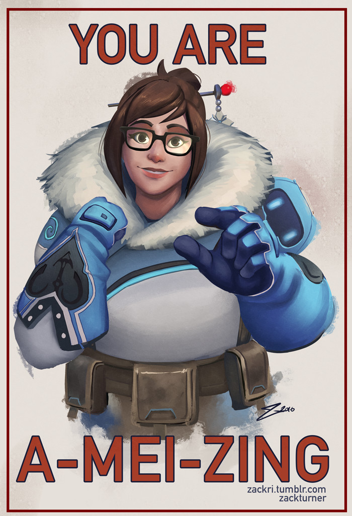 ArtStation - Mei Motivational Poster