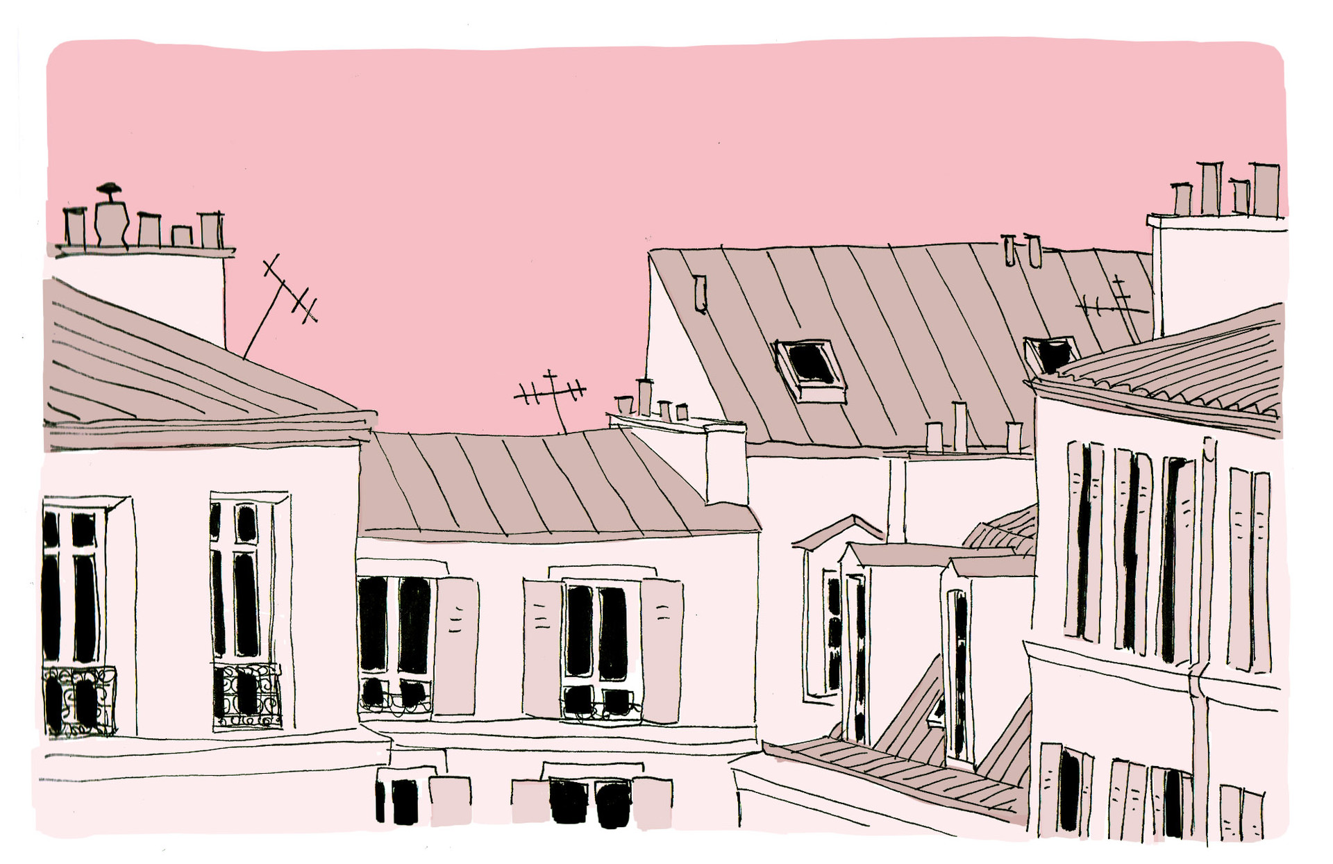 ArtStation - parisian rooftops