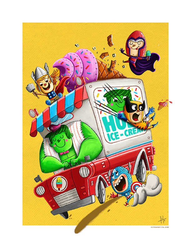 ArtStation - Hulk Ice Cream