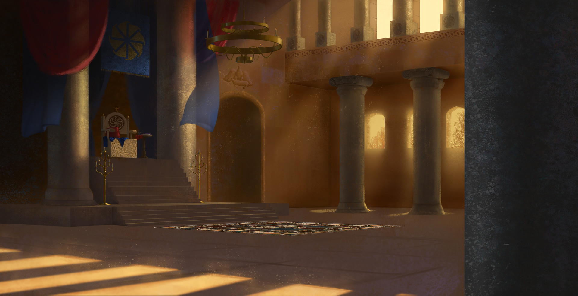 ArtStation - Backgrounds for "The Liar"