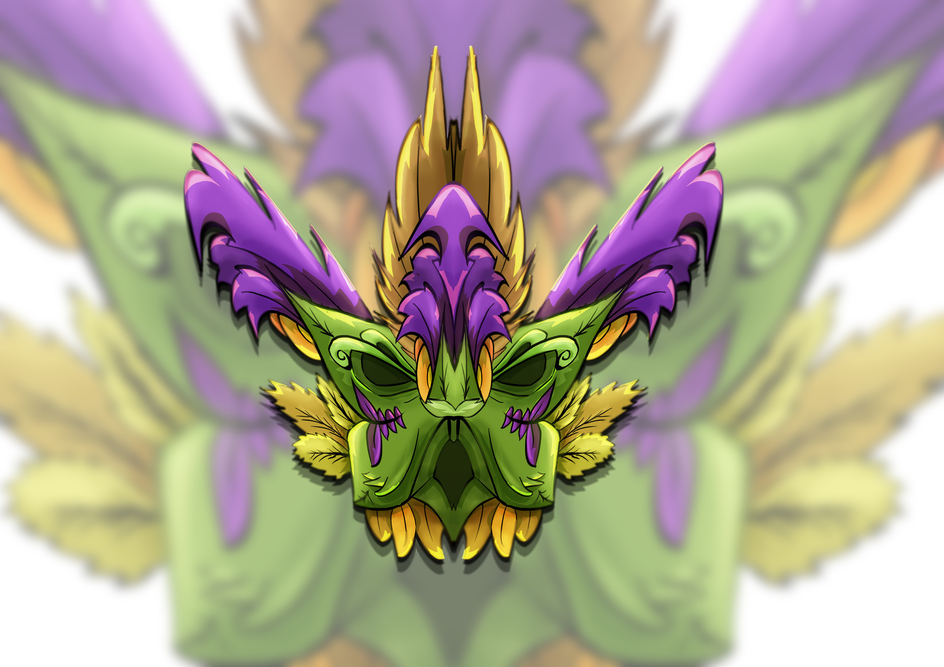 ArtStation - Flower Mask