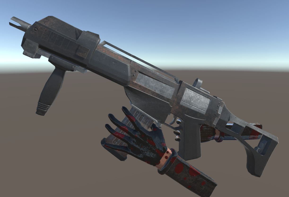 ArtStation - Modified G36C with Hands