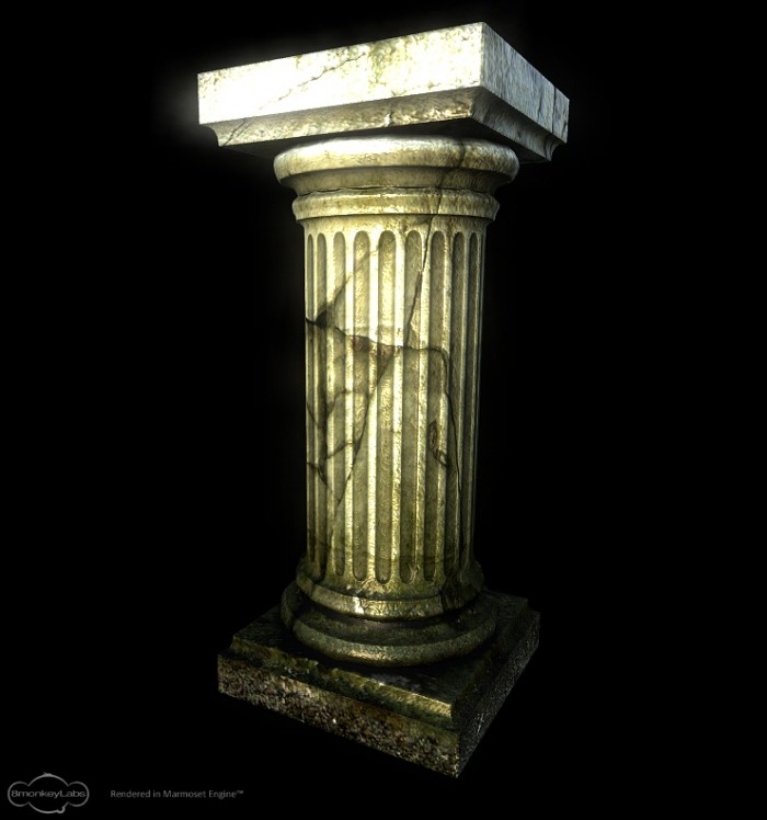ArtStation - Ancient Book Pillar