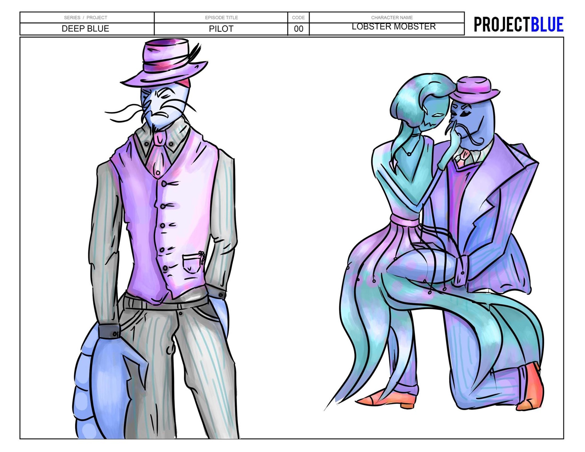 Carly Ross - Team Blue, Deep Trouble character design