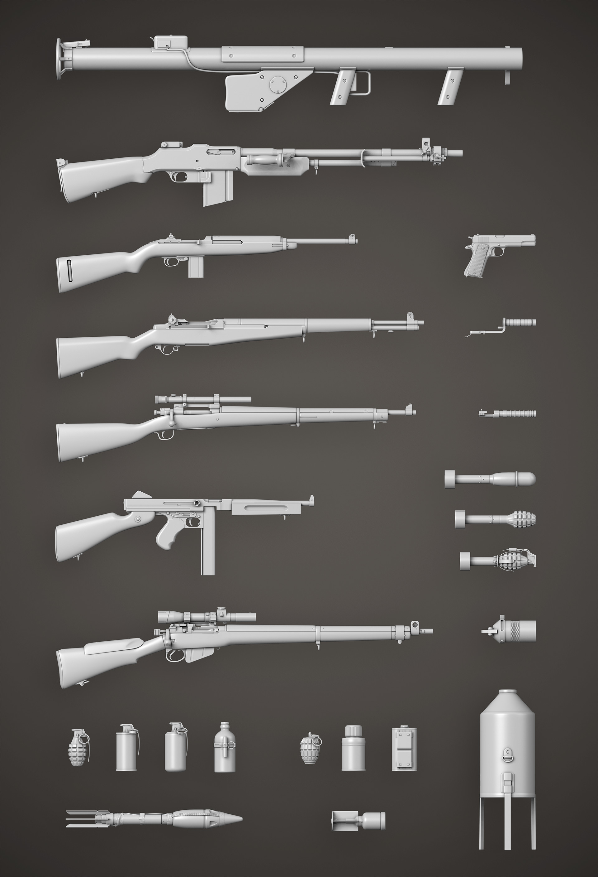 Dmitry Melsitov - World War II Allied Infantry Weapons
