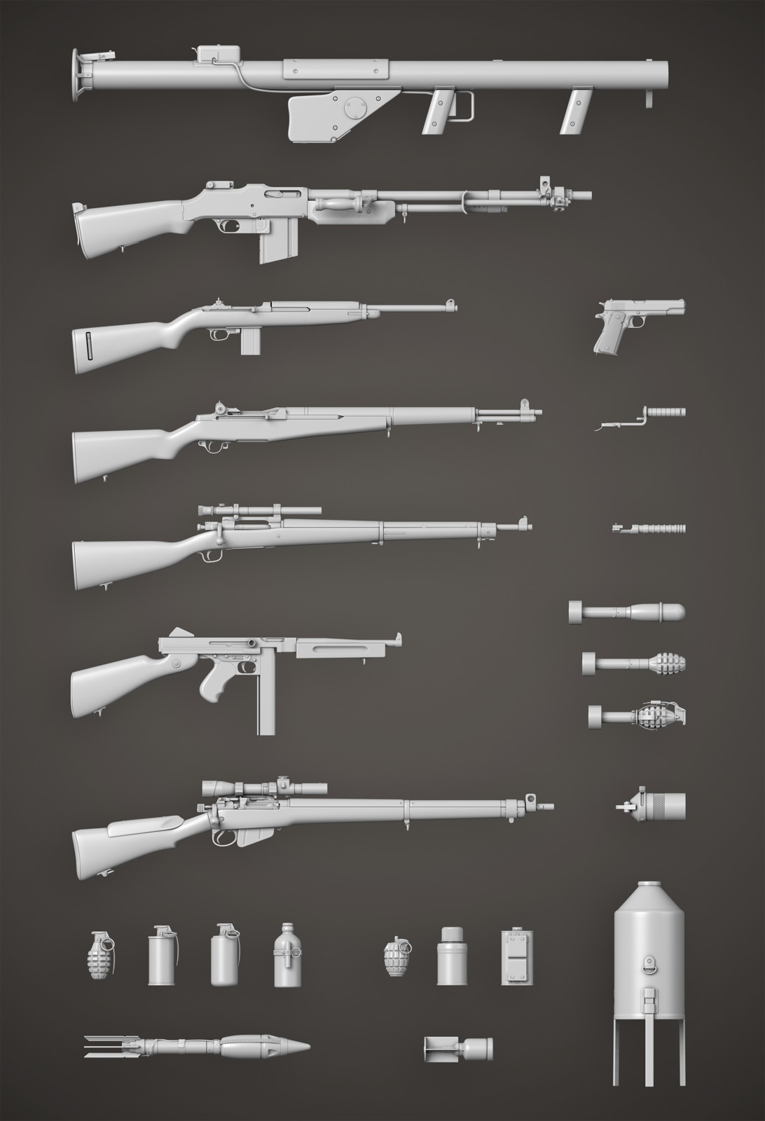 Dmitry Melsitov - World War II Allied Infantry Weapons