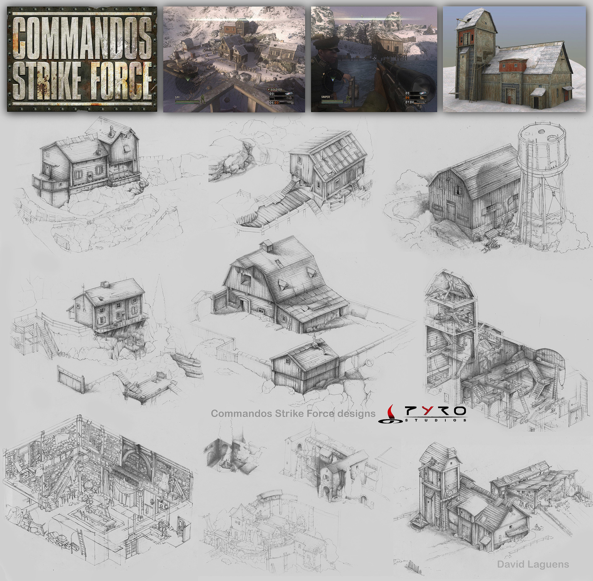 ArtStation - Commandos Strike Force designs