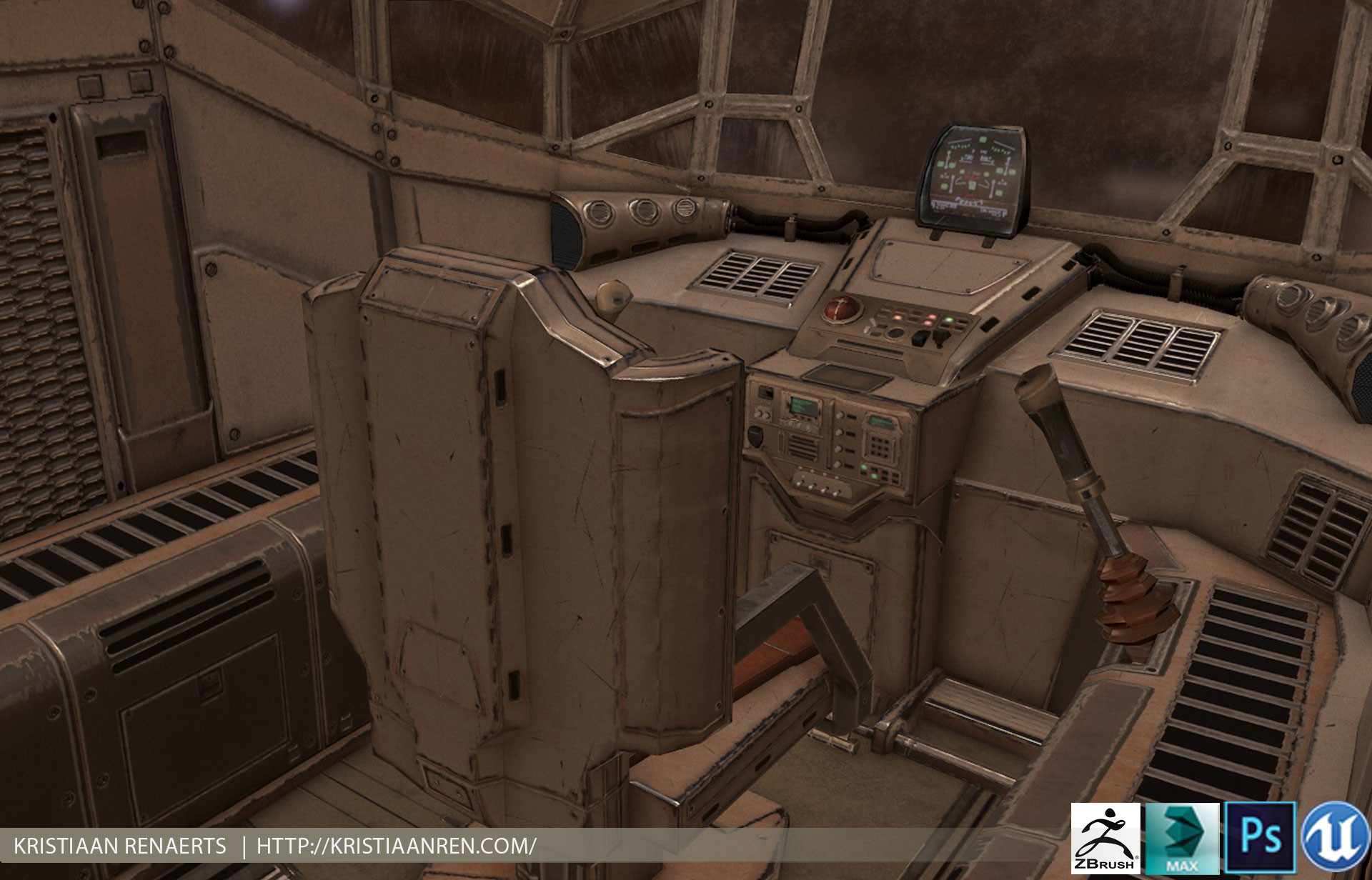 ArtStation - Old cockpit