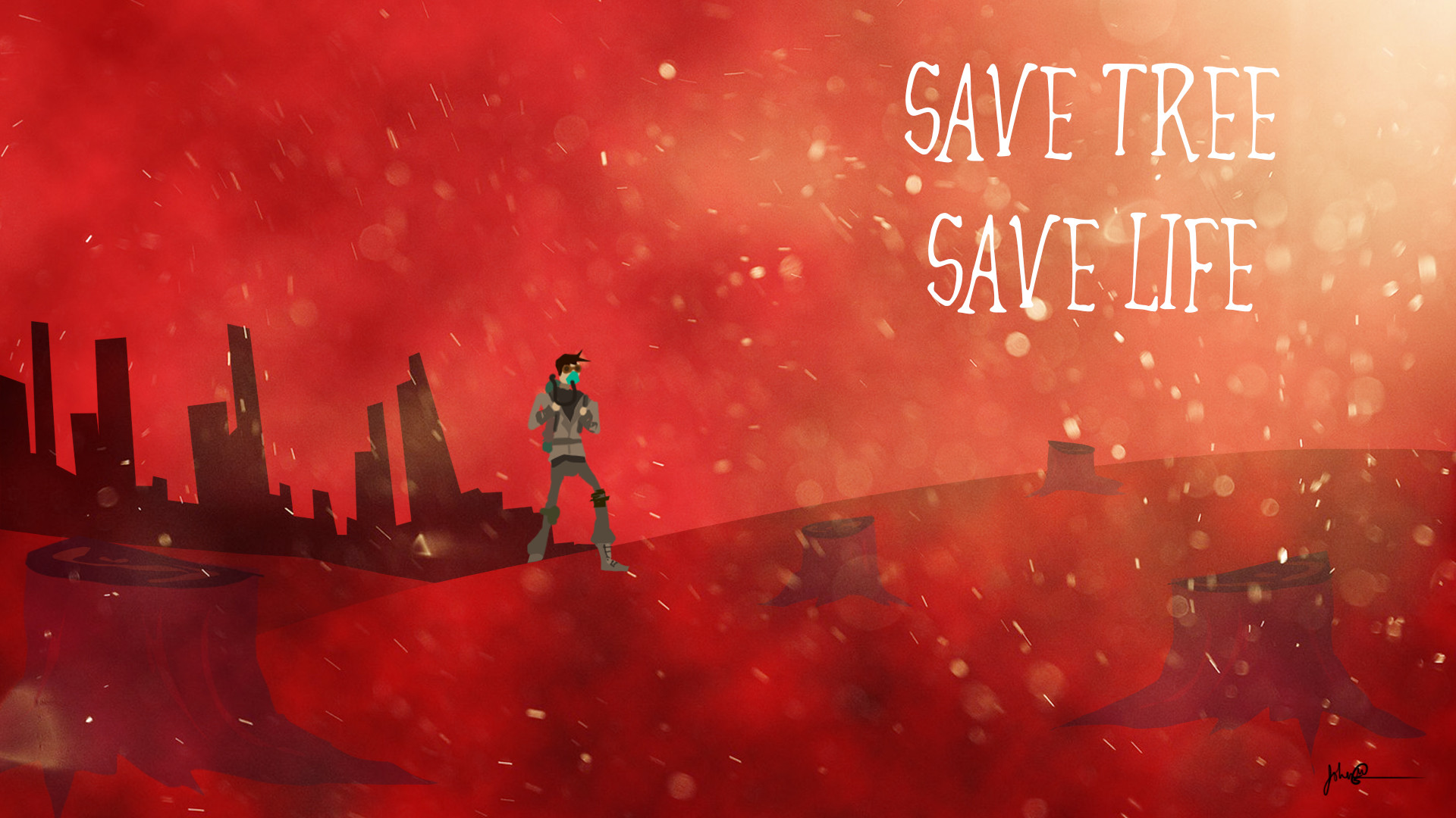 ArtStation - Save Tree Save Life