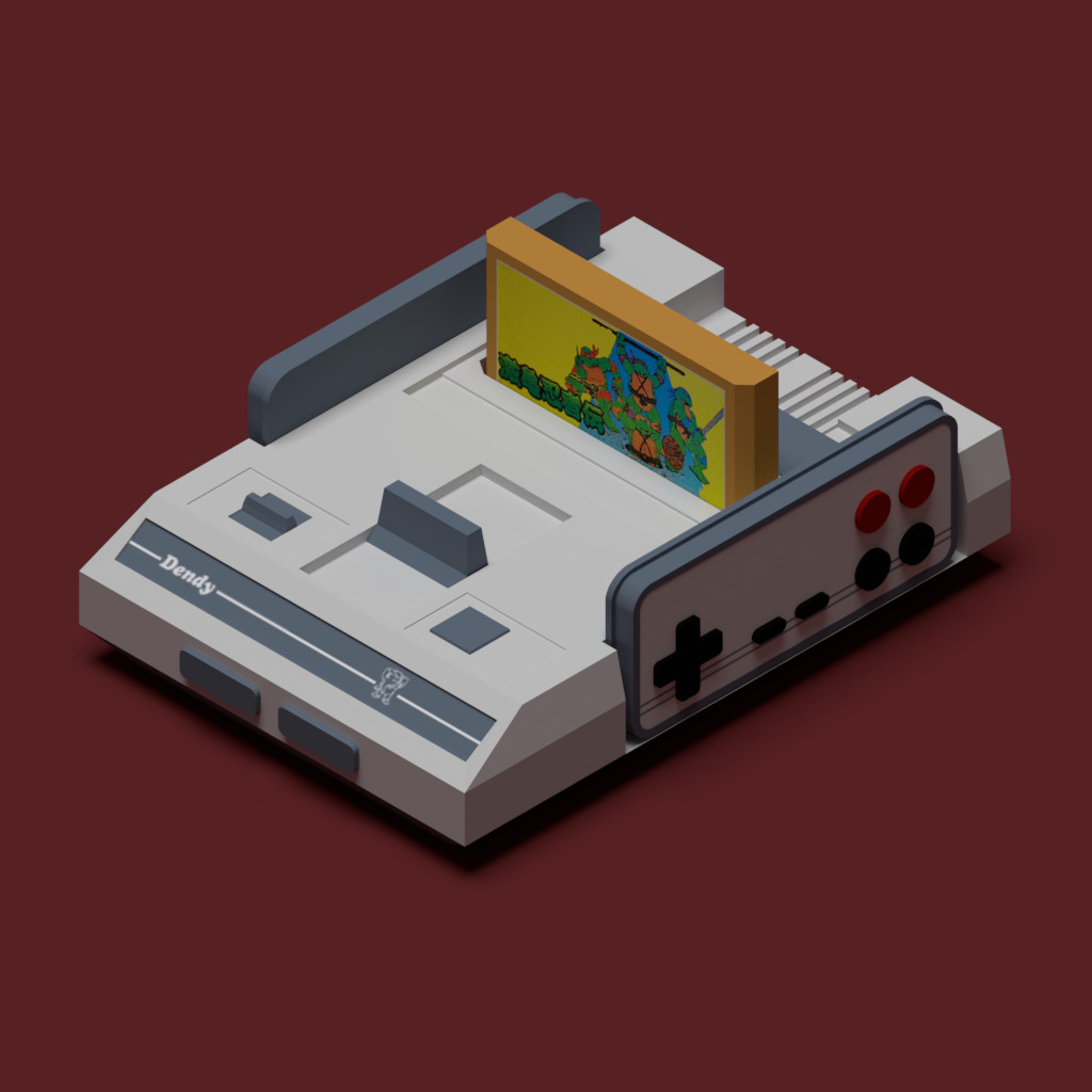 . voyager . - Low Poly Dendy (Famiclone)