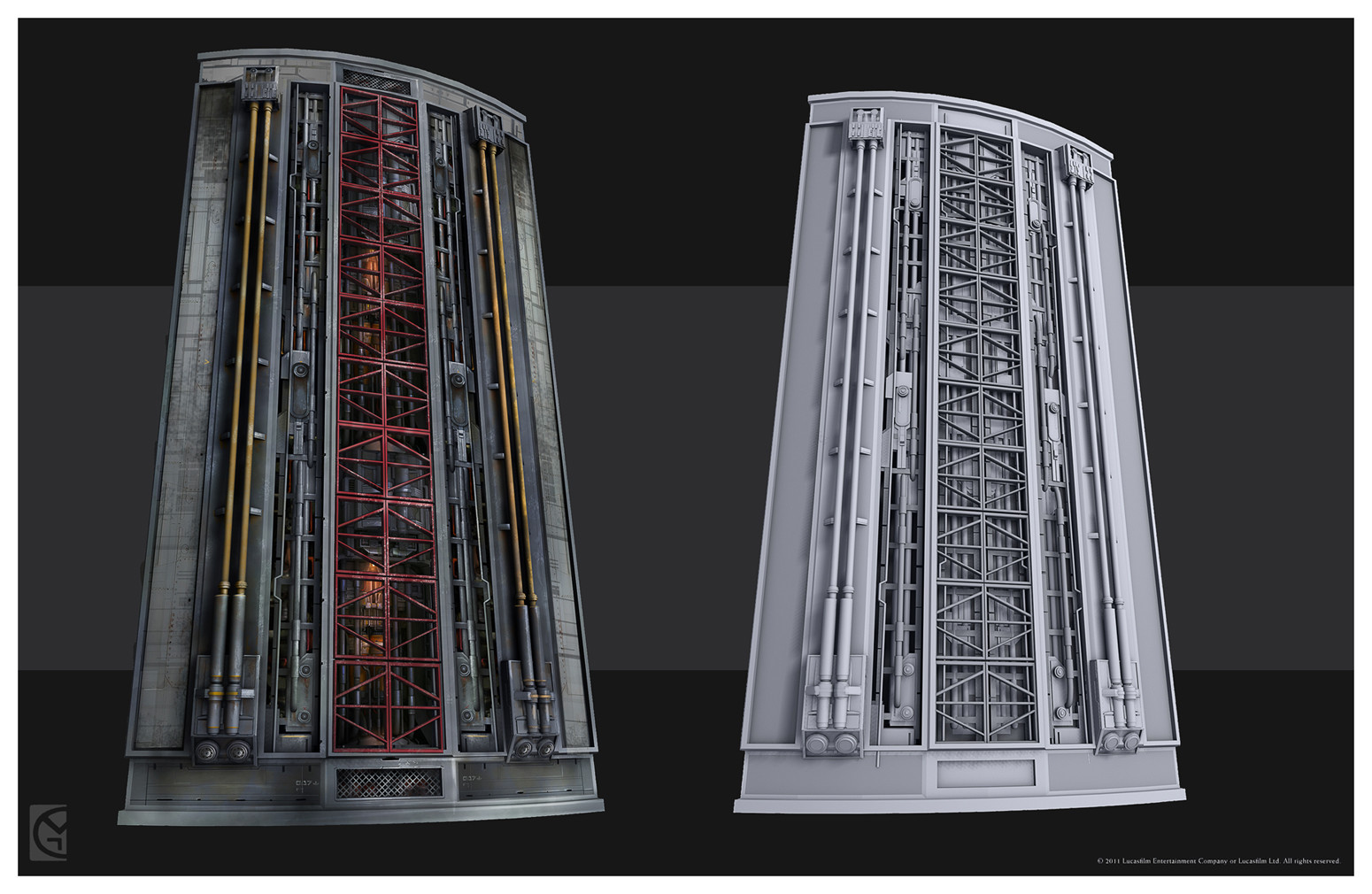 ArtStation - Tech Wall- Concept