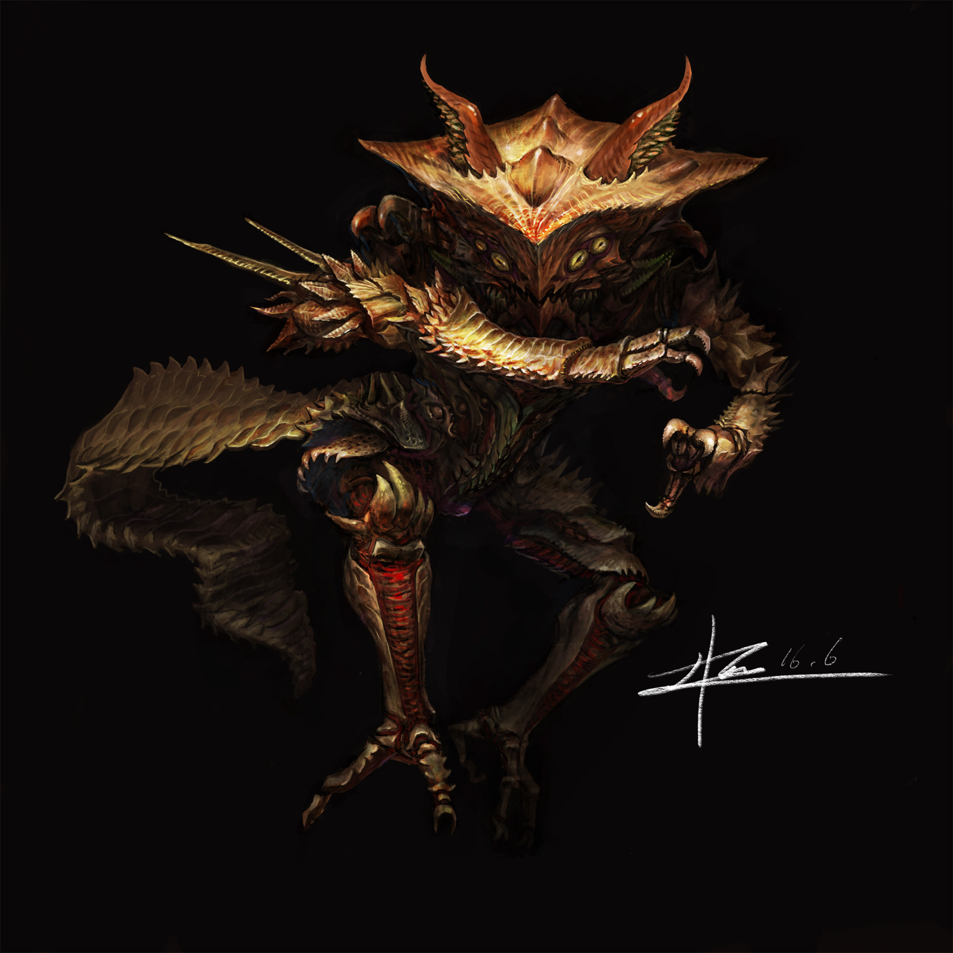 ArtStation - creature drawing demonstration