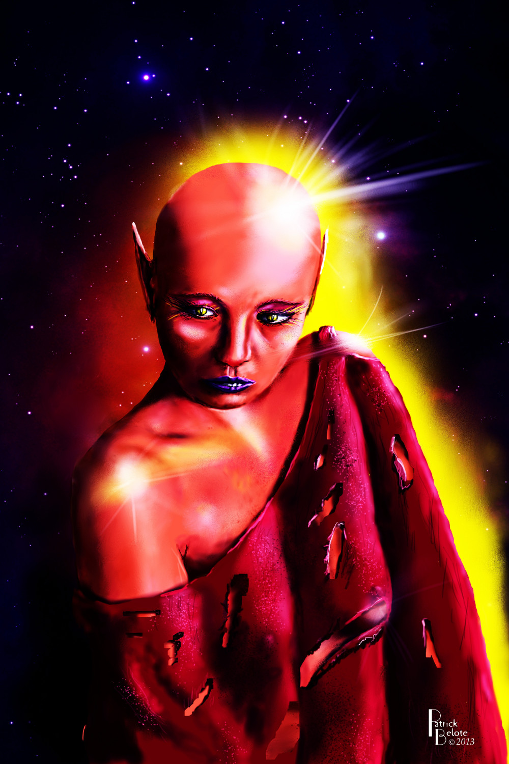 ArtStation - Poor Little Alien Girl