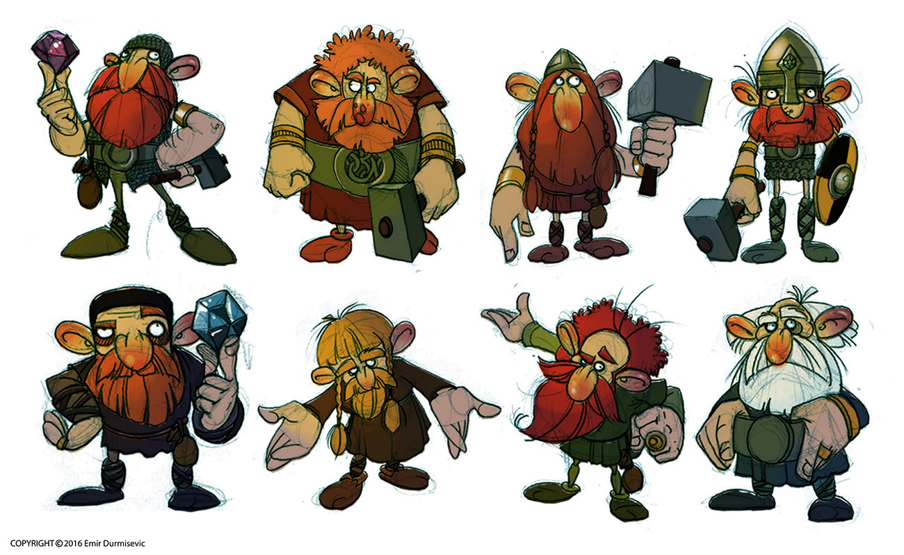 Sasha Ristic Krieger - Dwarf characters