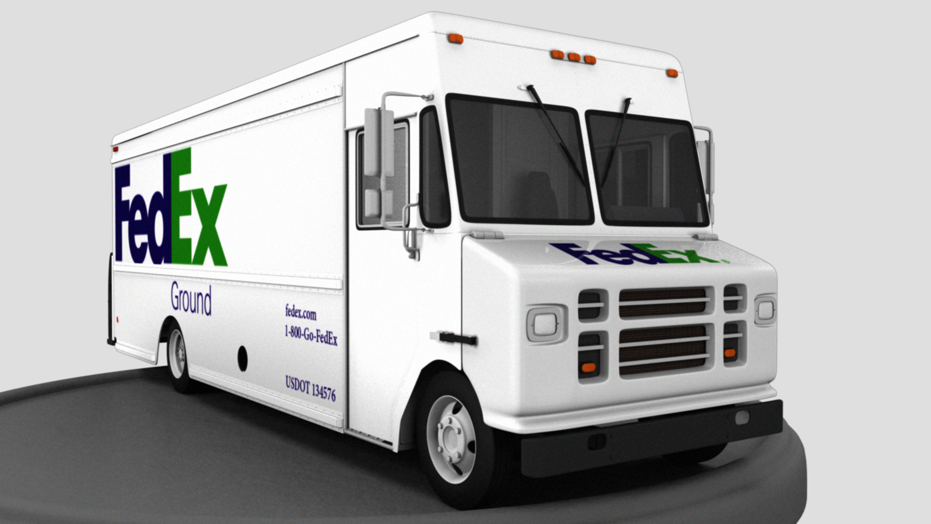 ArtStation - FedEx Truck