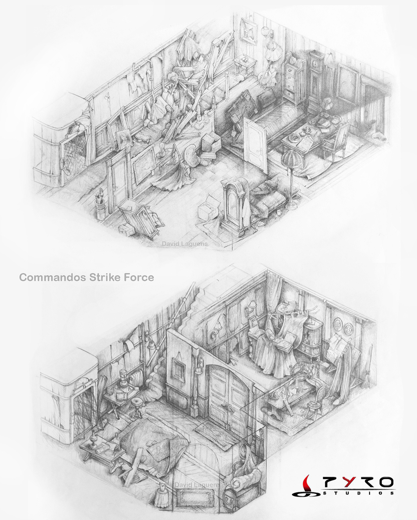 ArtStation - Drawings for Commandos Strike Force