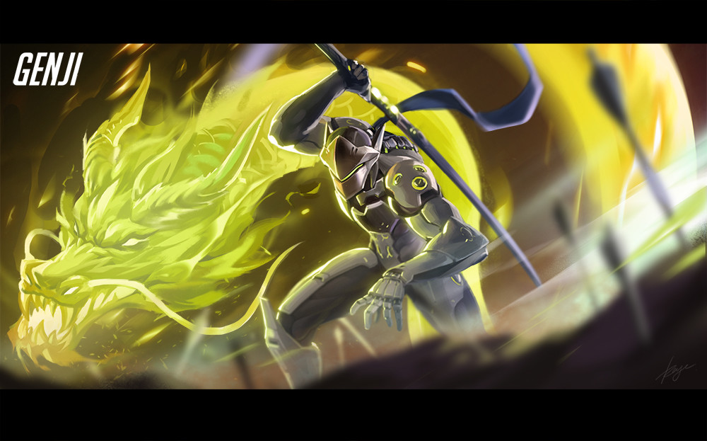 ArtStation - overwatch_genji