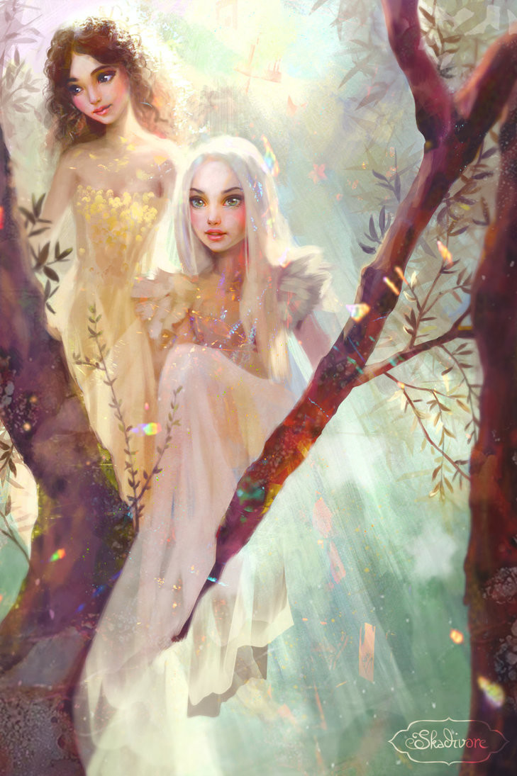 ArtStation - Elves In Tree