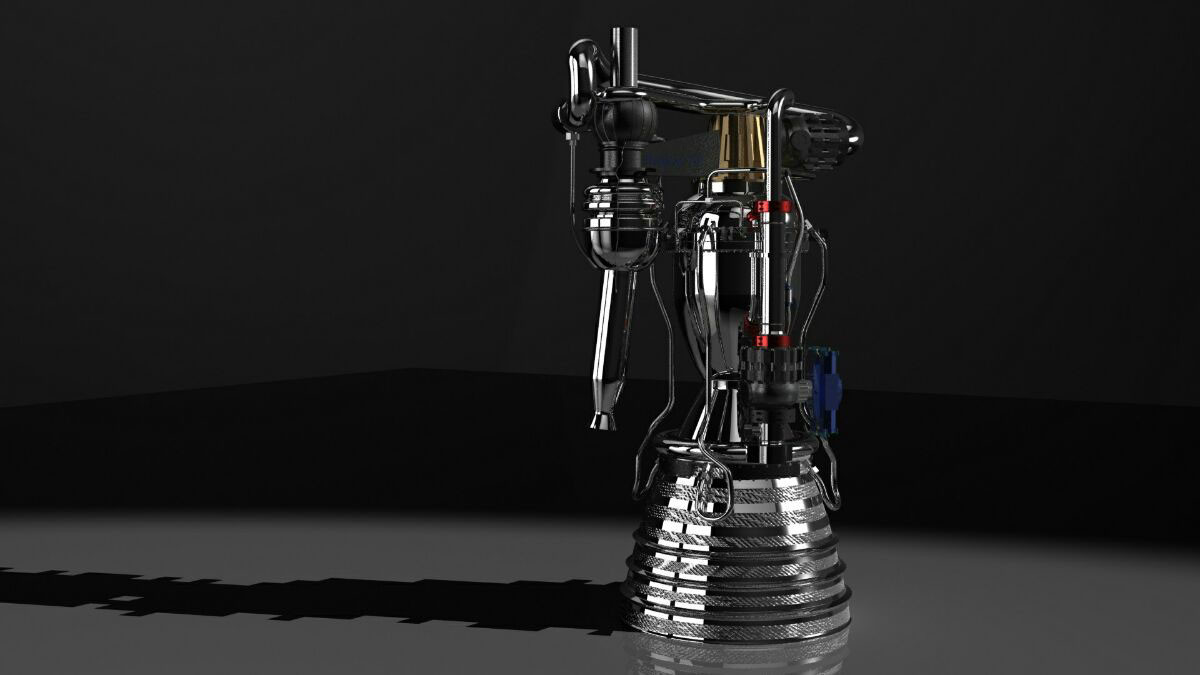 ArtStation - Space X Merlin 1C Texturing