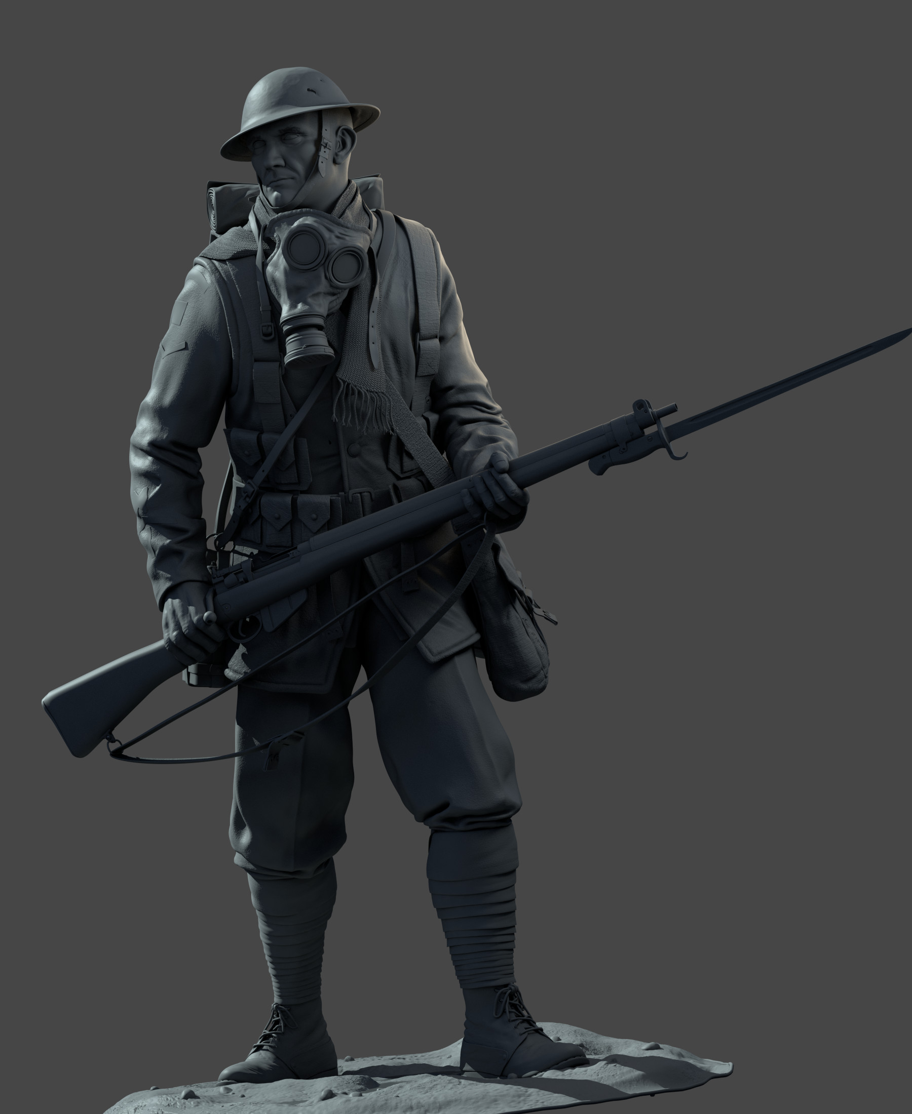 Fred Richards - Student Work 2016 - WW1 British Solider