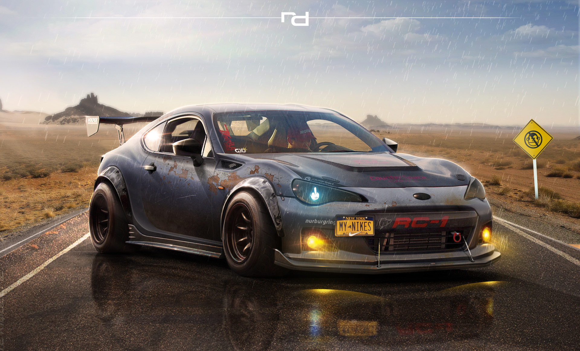 ArtStation - Subaru BRZ