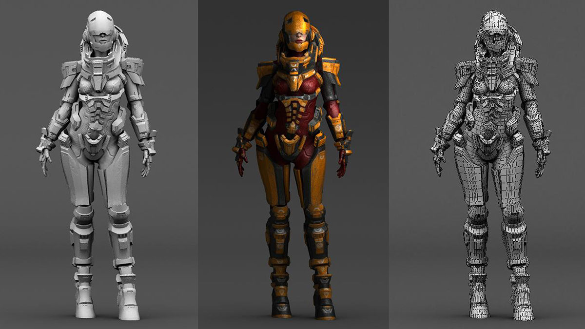 ArtStation - Hyperion Security Armor MK 3
