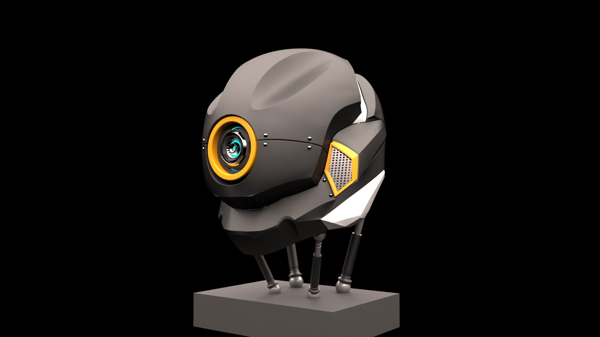 ArtStation - robot head 2
