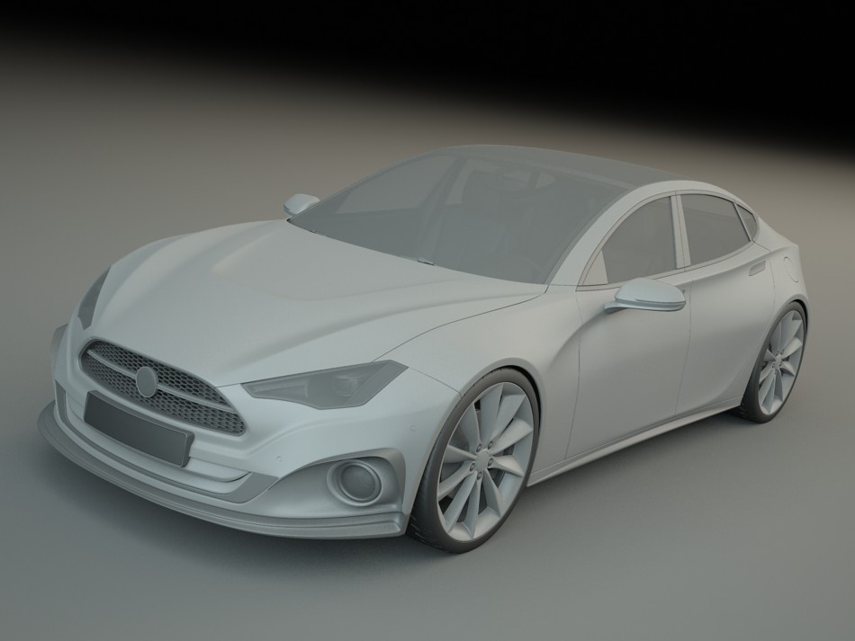 ArtStation - Sport Sedan (no name car)