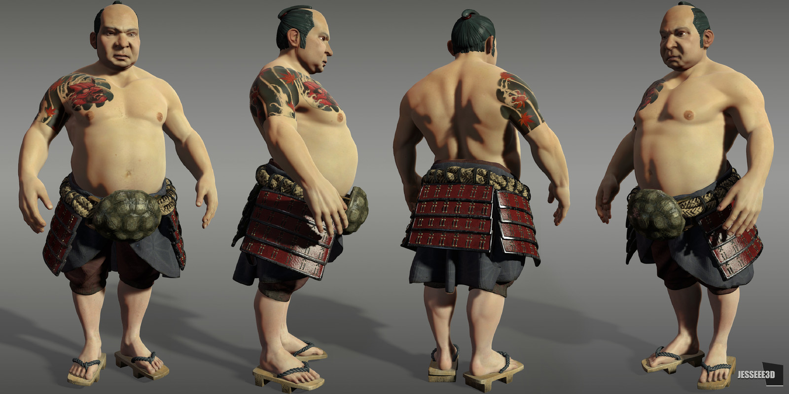 Jesse Walker - Battle Normale: Character Turnaround