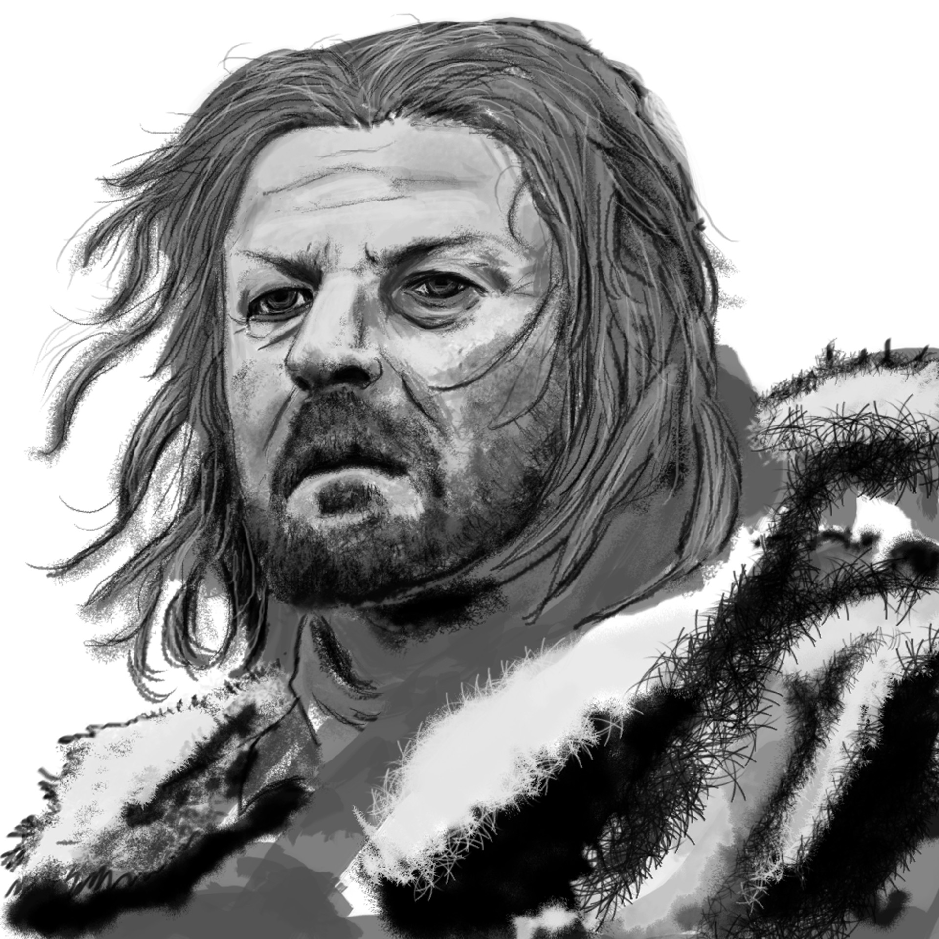 ArtStation - Ned Stark Paint