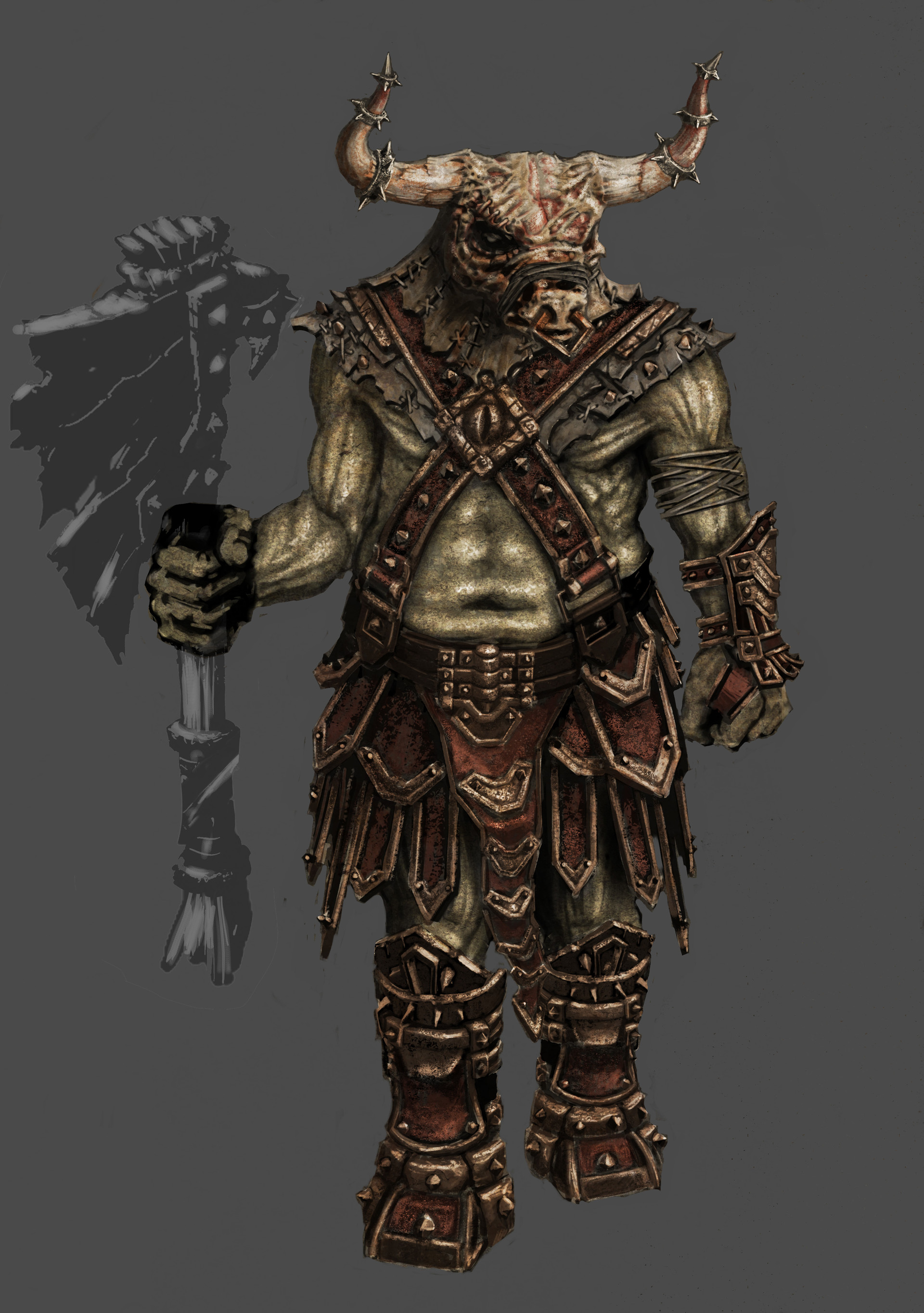 ArtStation - Scratchy Minotaur