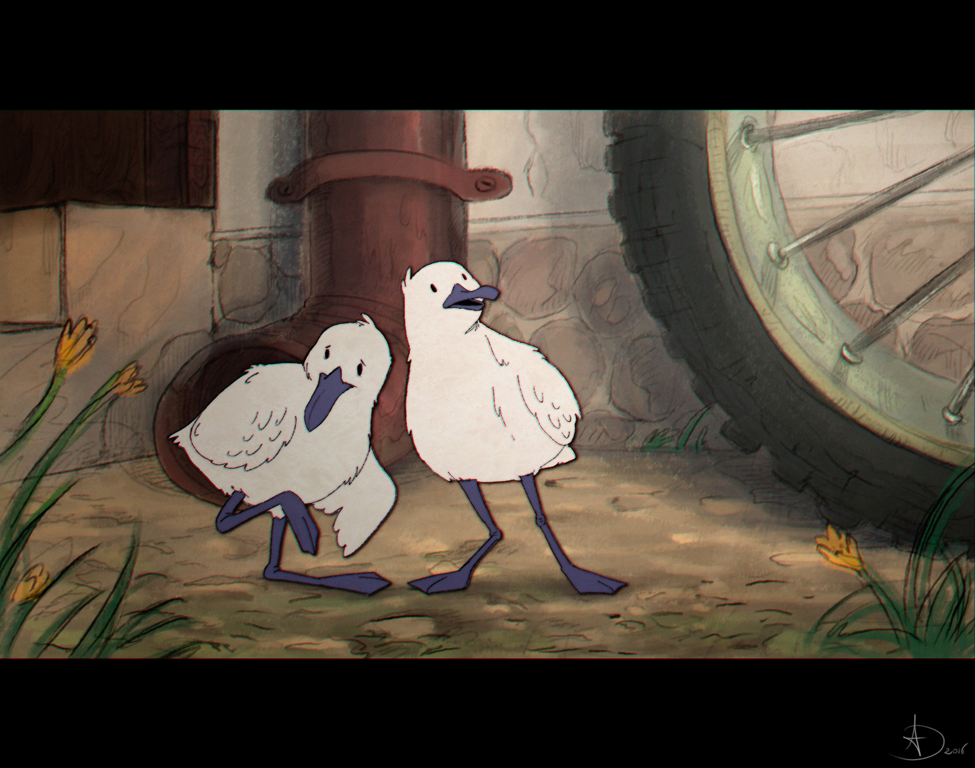 ArtStation - A seagull story