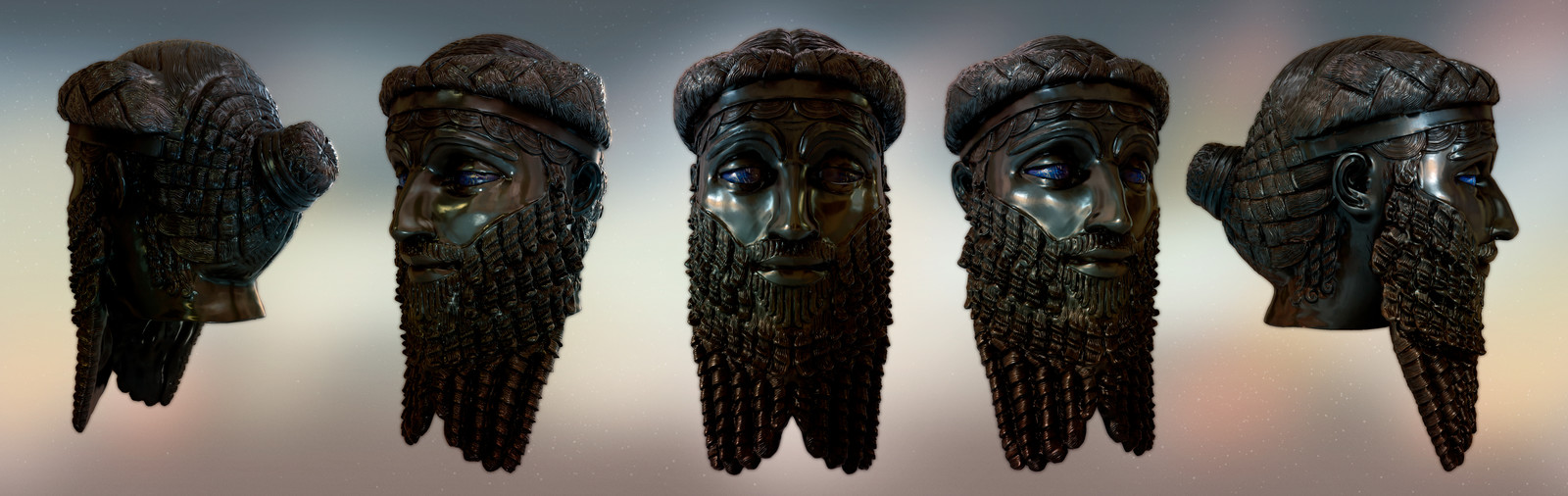 Daniel Gaucher - Sargon of Akkad bust restoration.