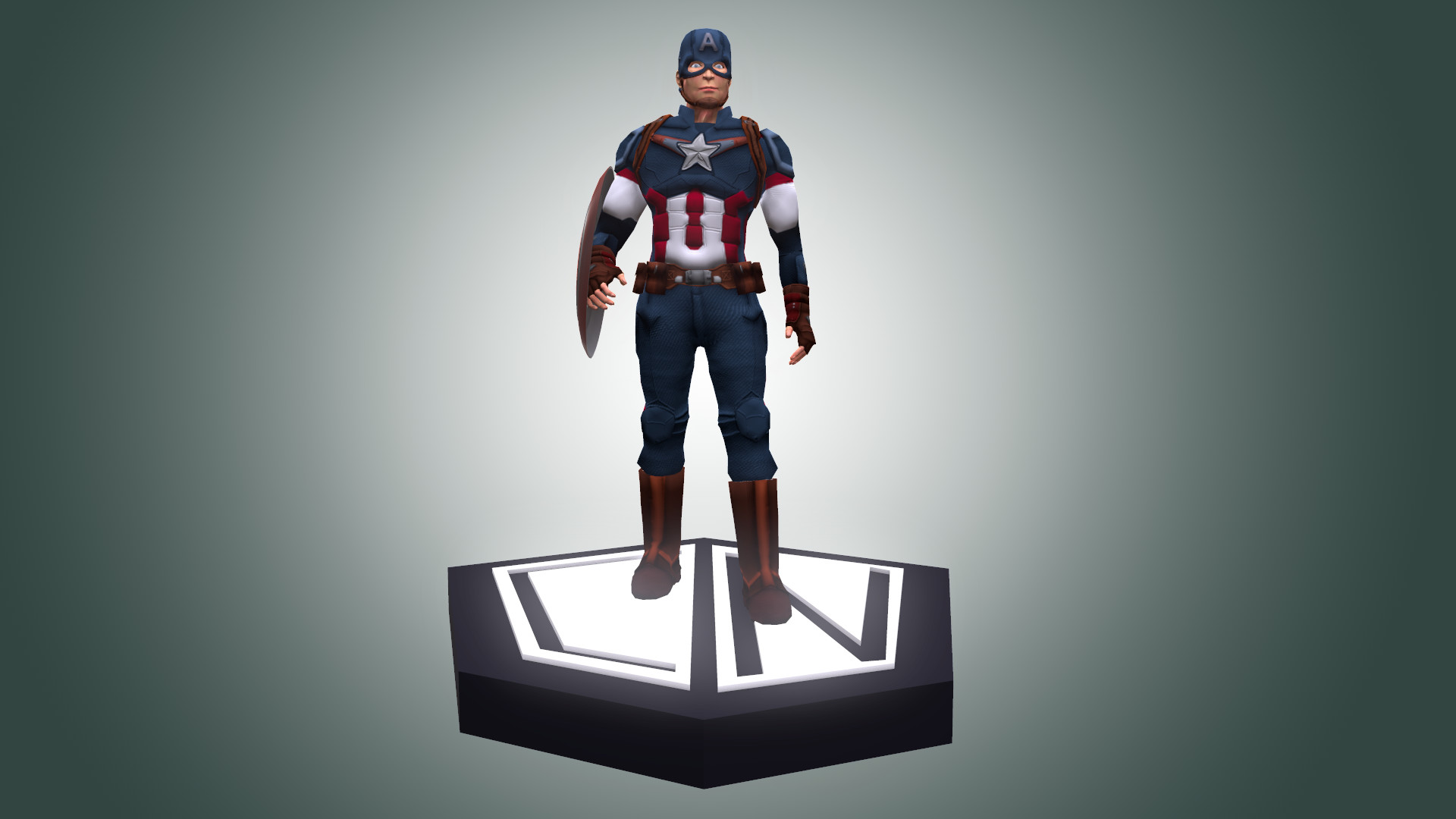 Cole Nelson - Captain America Fan Art