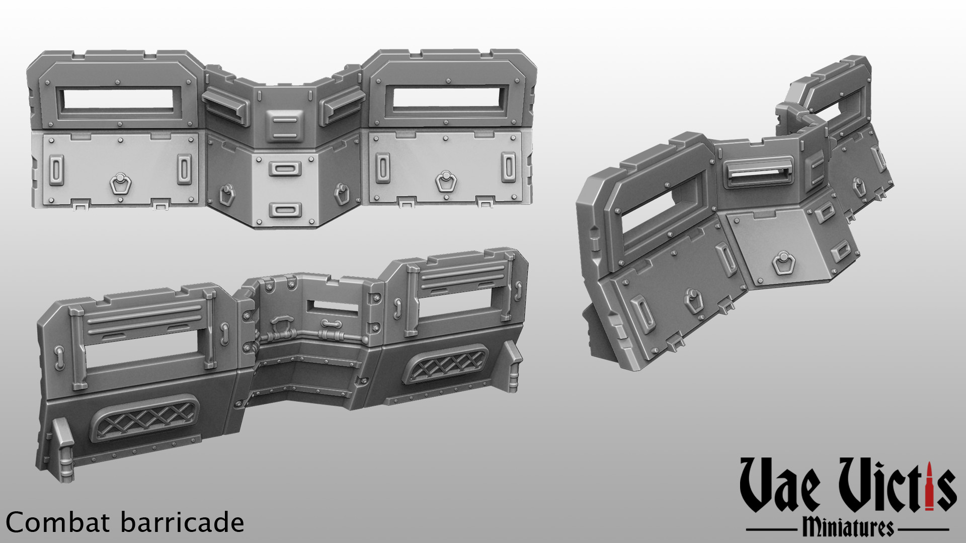Jonathan Llinares - Vae Victis Miniatures - Combat barricade