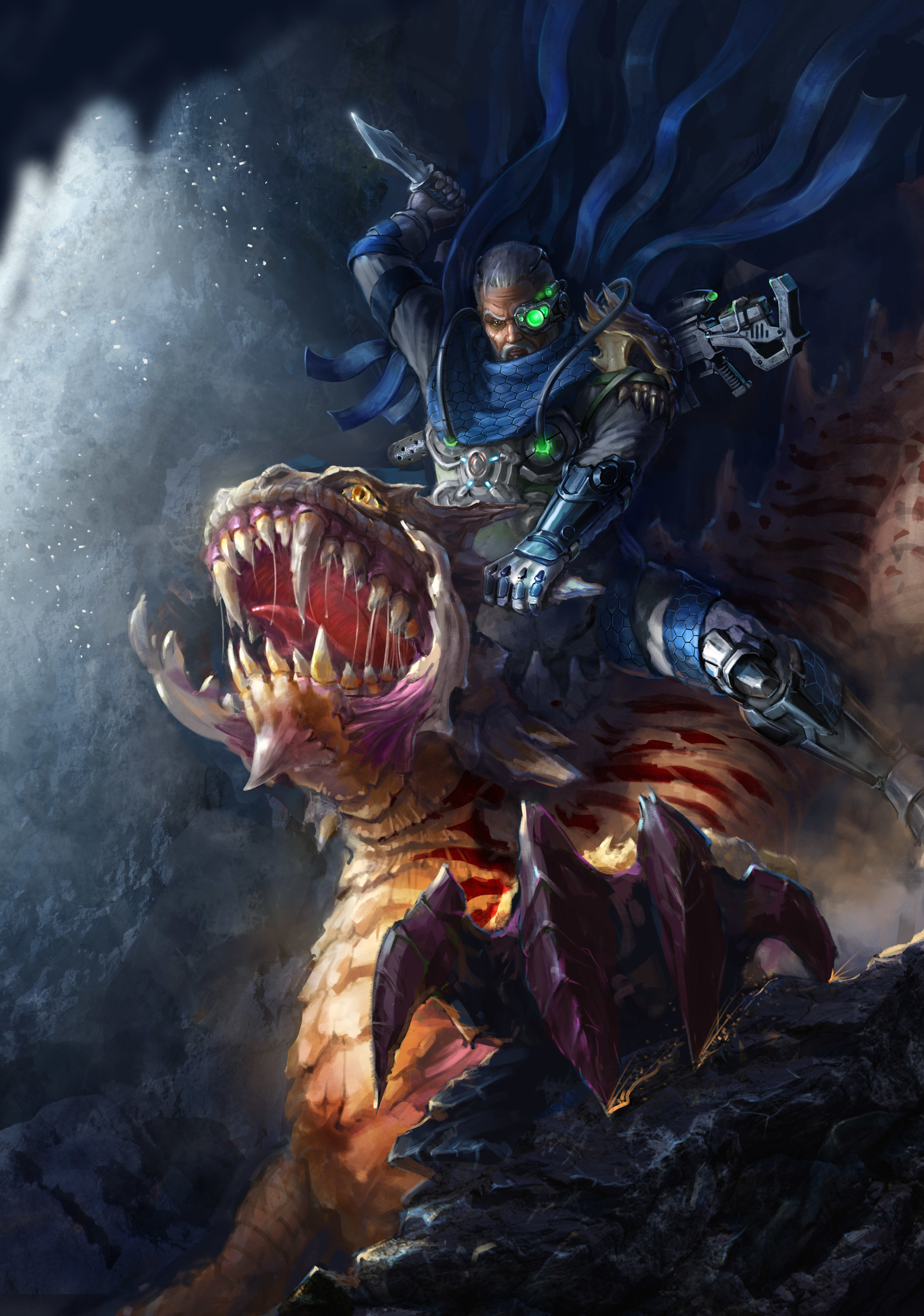 ArtStation - Predators battle