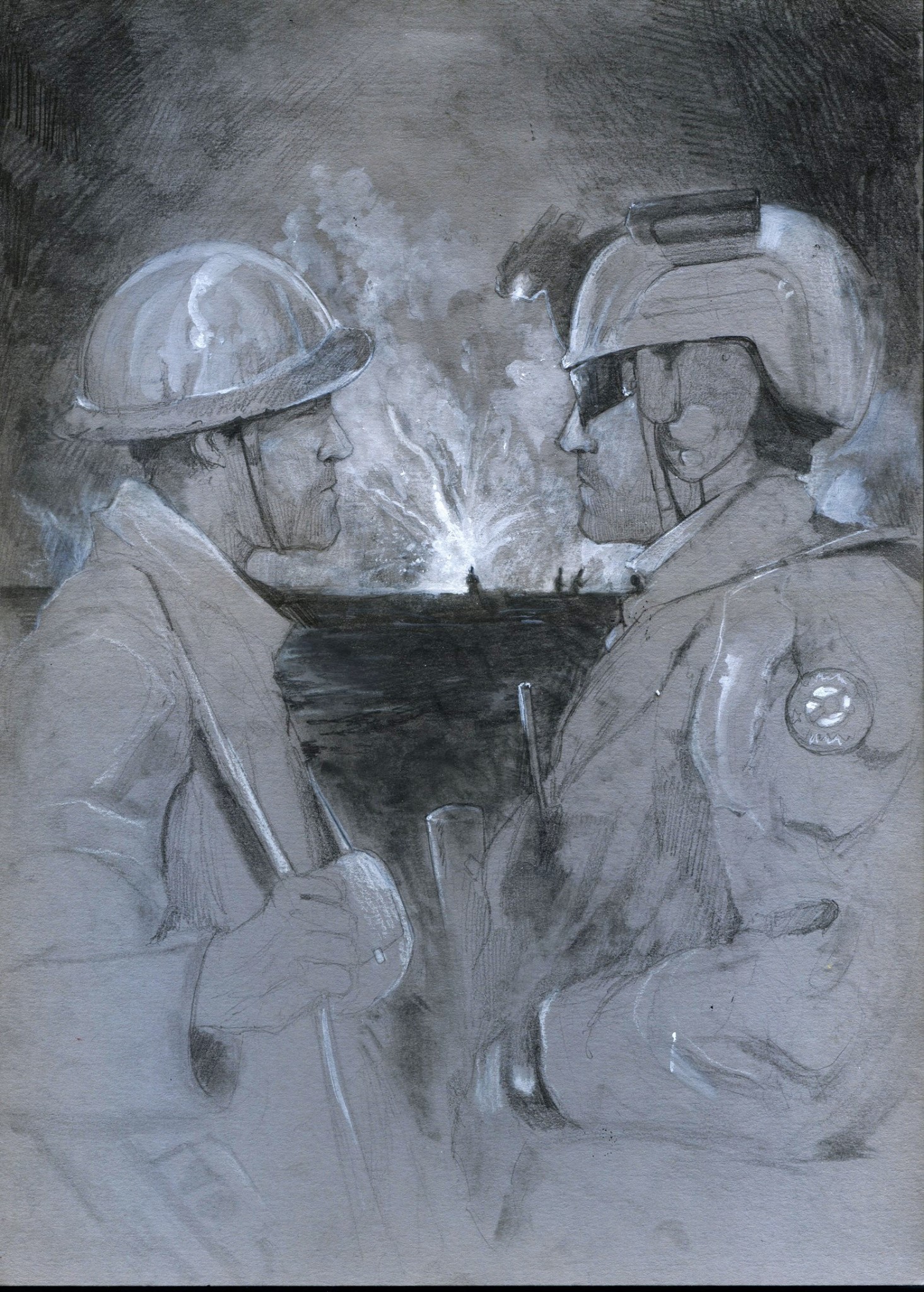 ArtStation - 'ONLY THE DEAD HAVE SEEN THE END OF WAR'