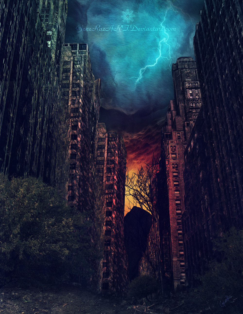 ArtStation - Apocalypse & Step by step, Gene Raz von Edler