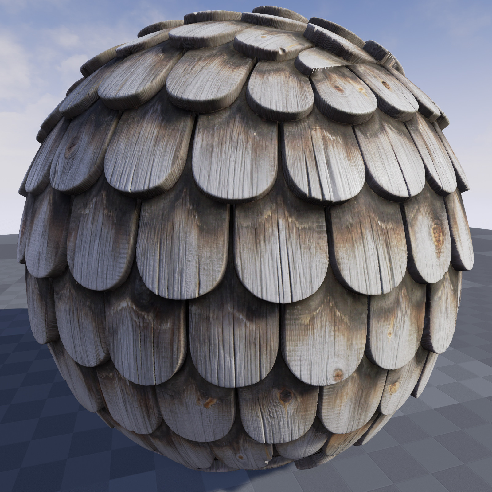 ArtStation - Texture of roofing in Unreal Engine.