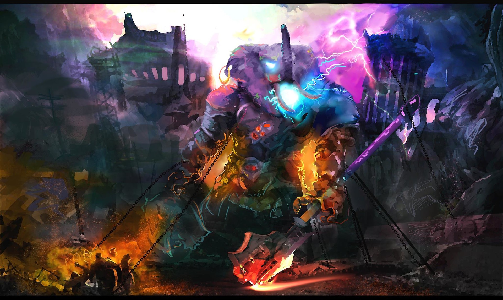 ArtStation - Elephant armagedon concept