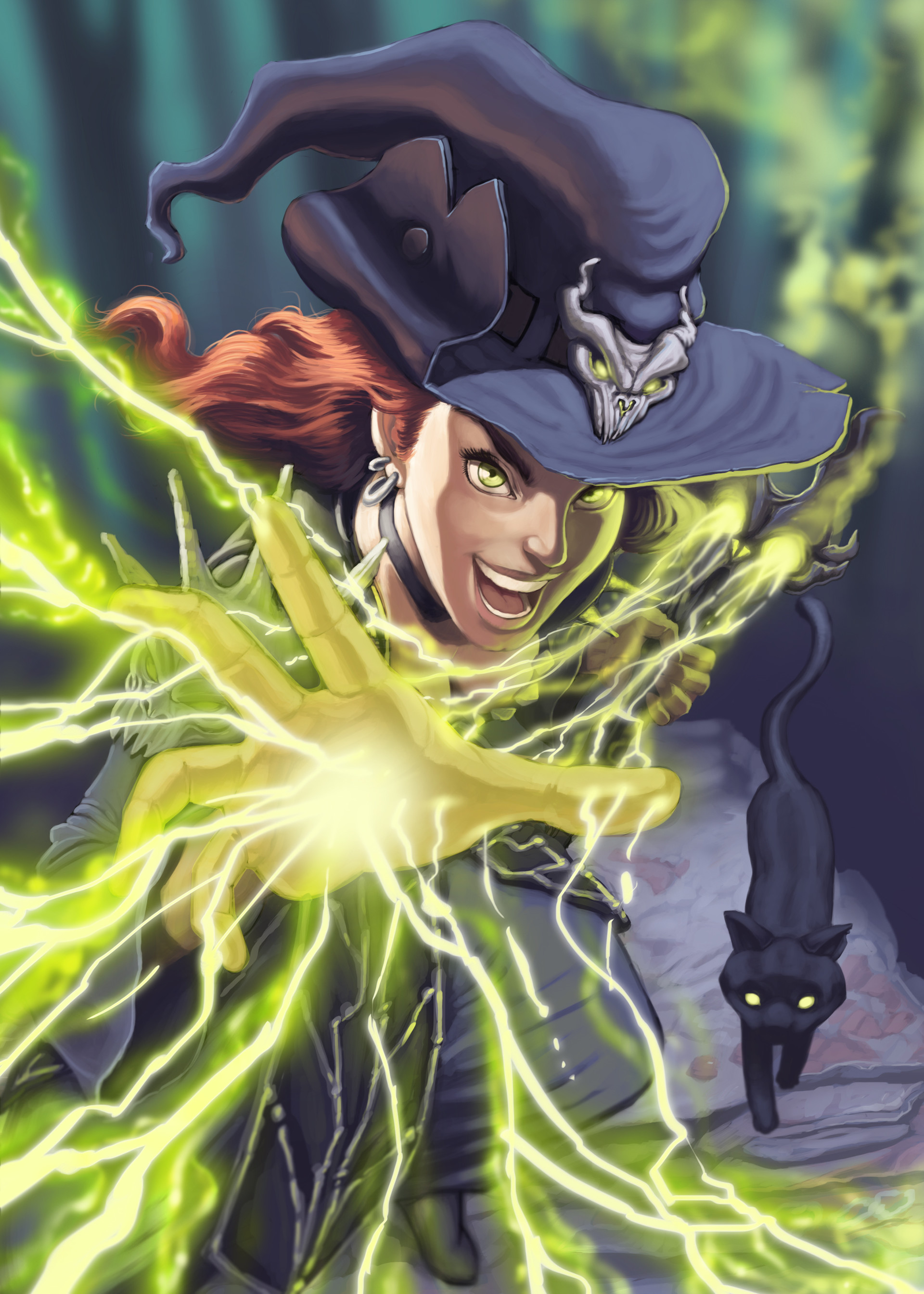 ArtStation - Ray poisoned witch