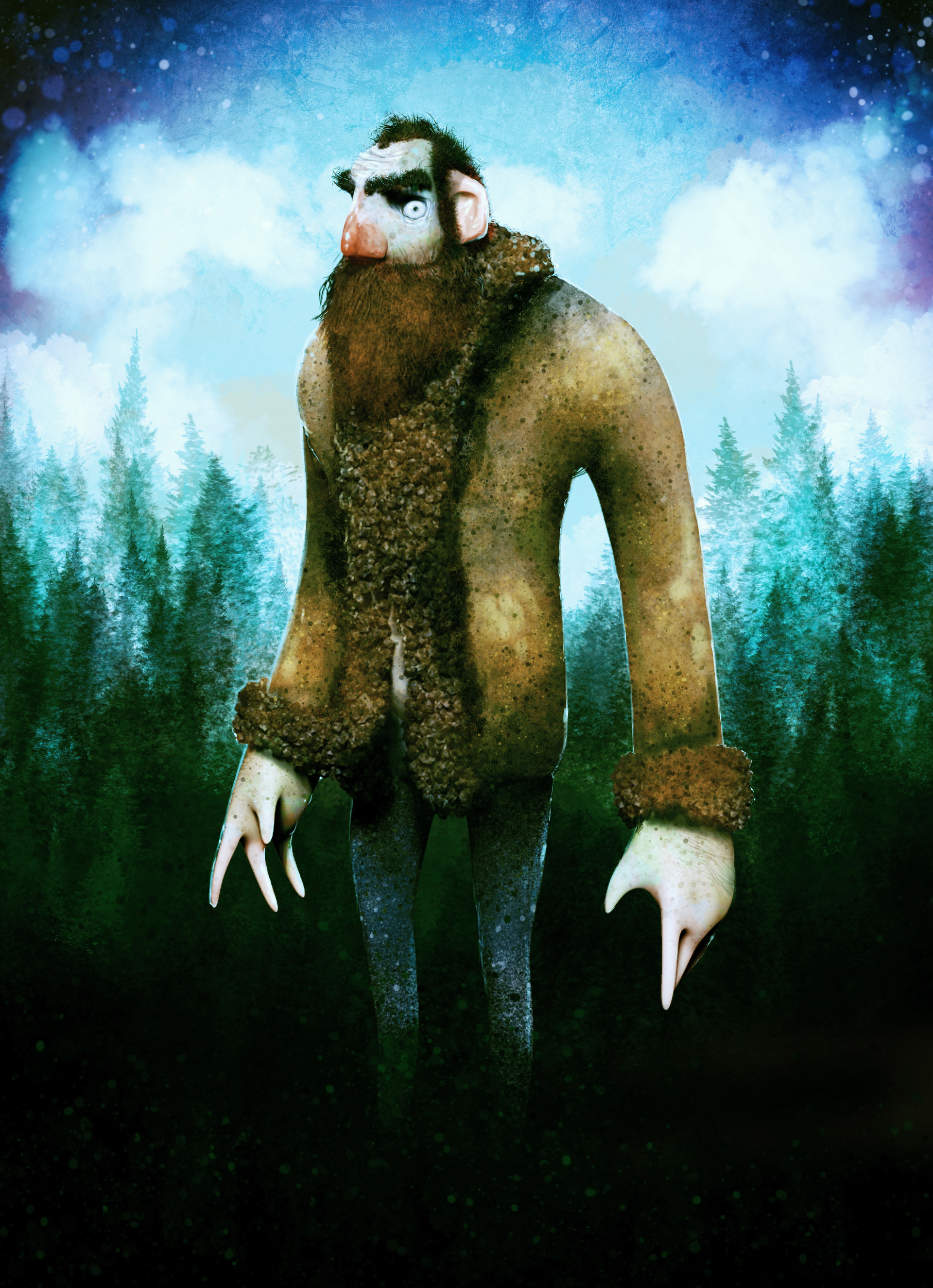 ArtStation - Uncle character design