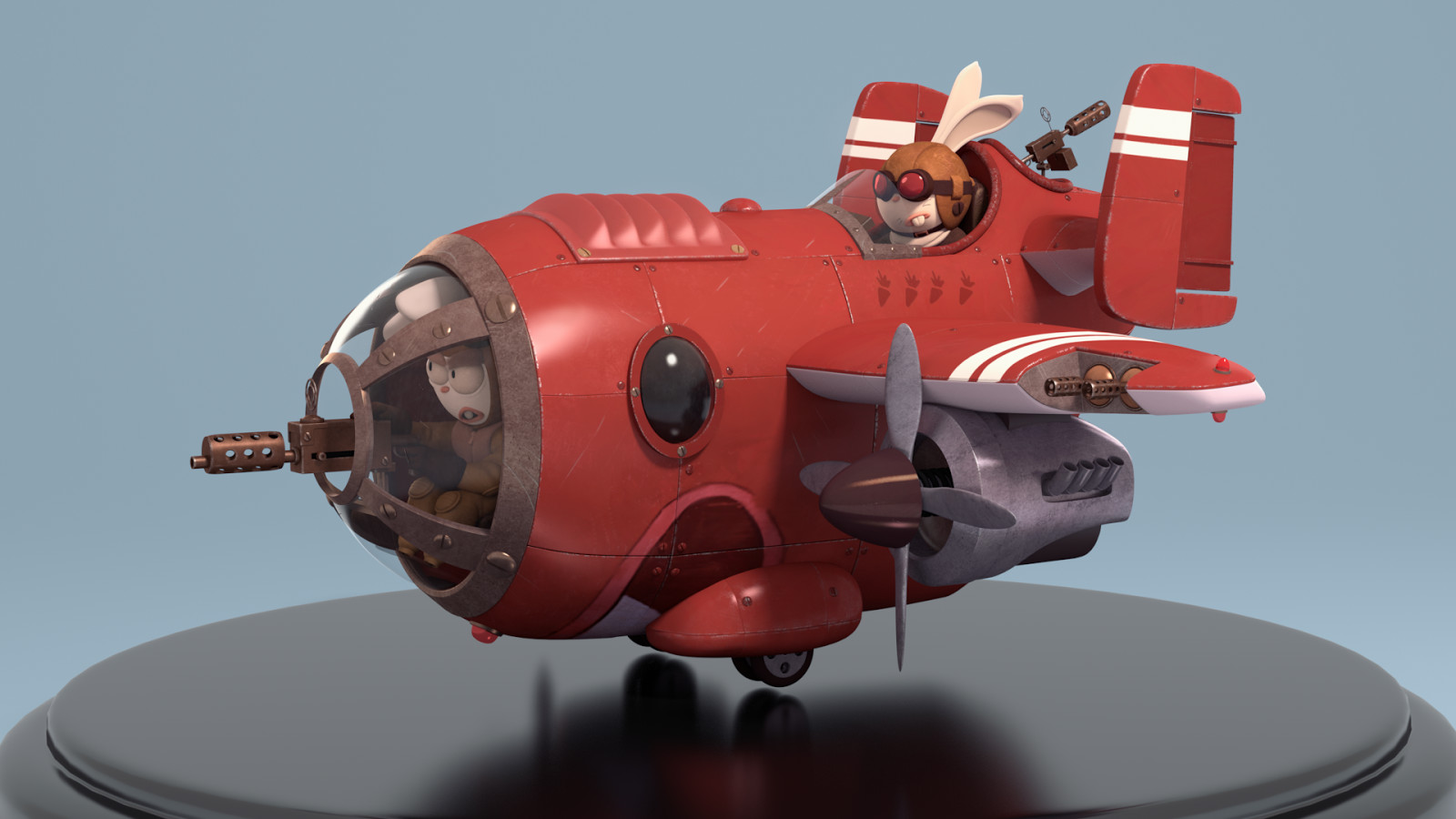 ArtStation - Bunny Plane