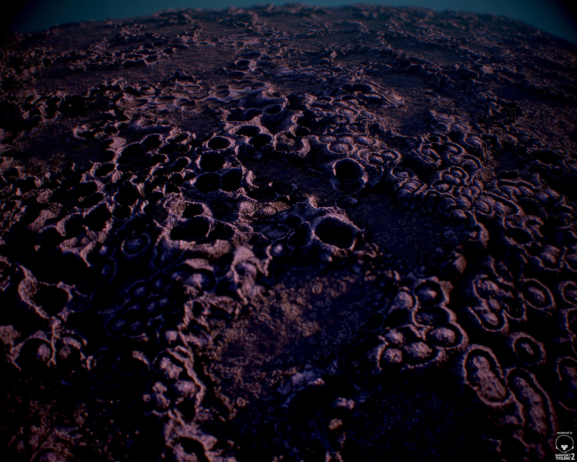 Robert Wilinski - Alien form - 100% Substance Designer