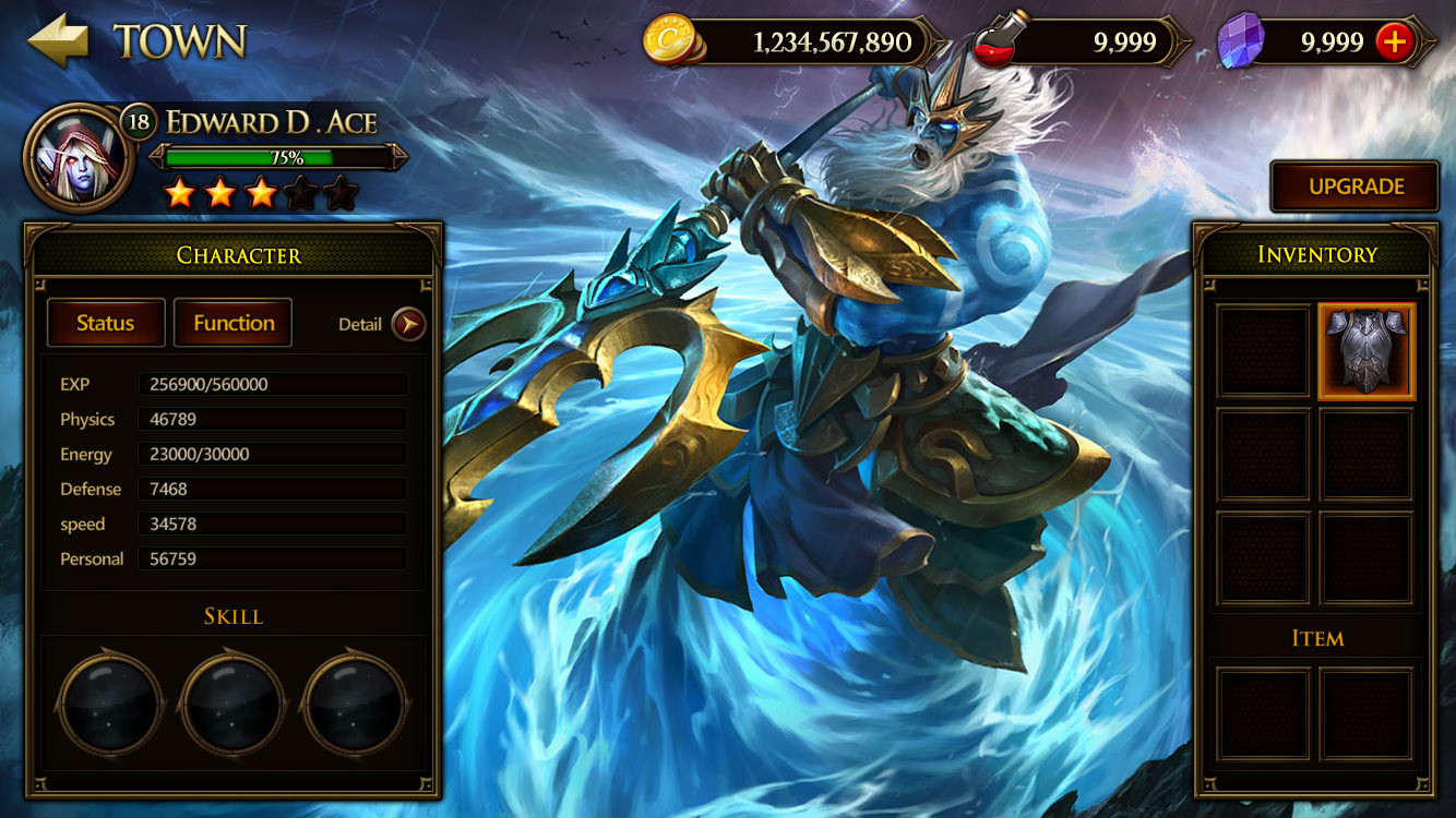 ArtStation - Character Information Interface