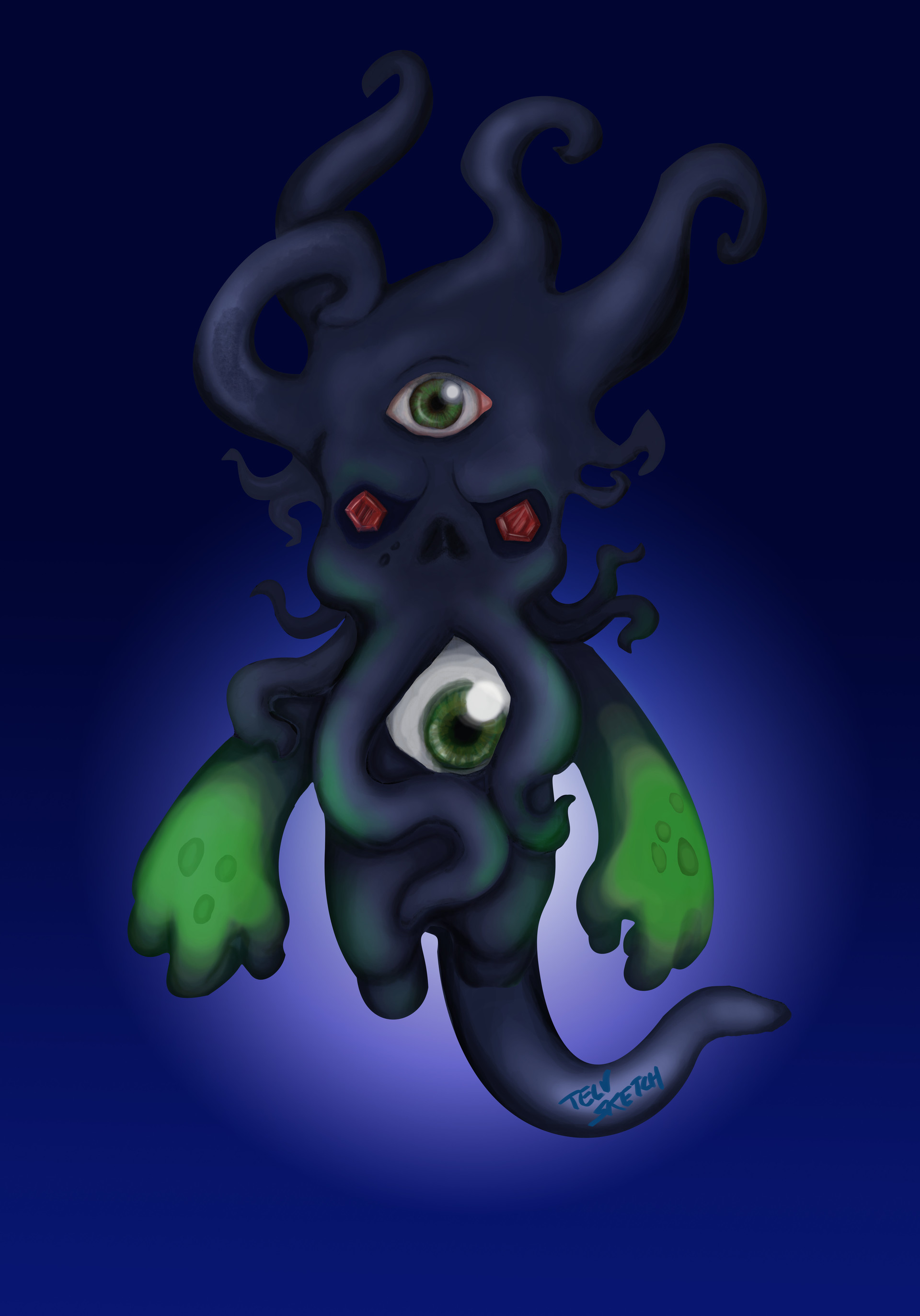 ArtStation - Tentacle creature