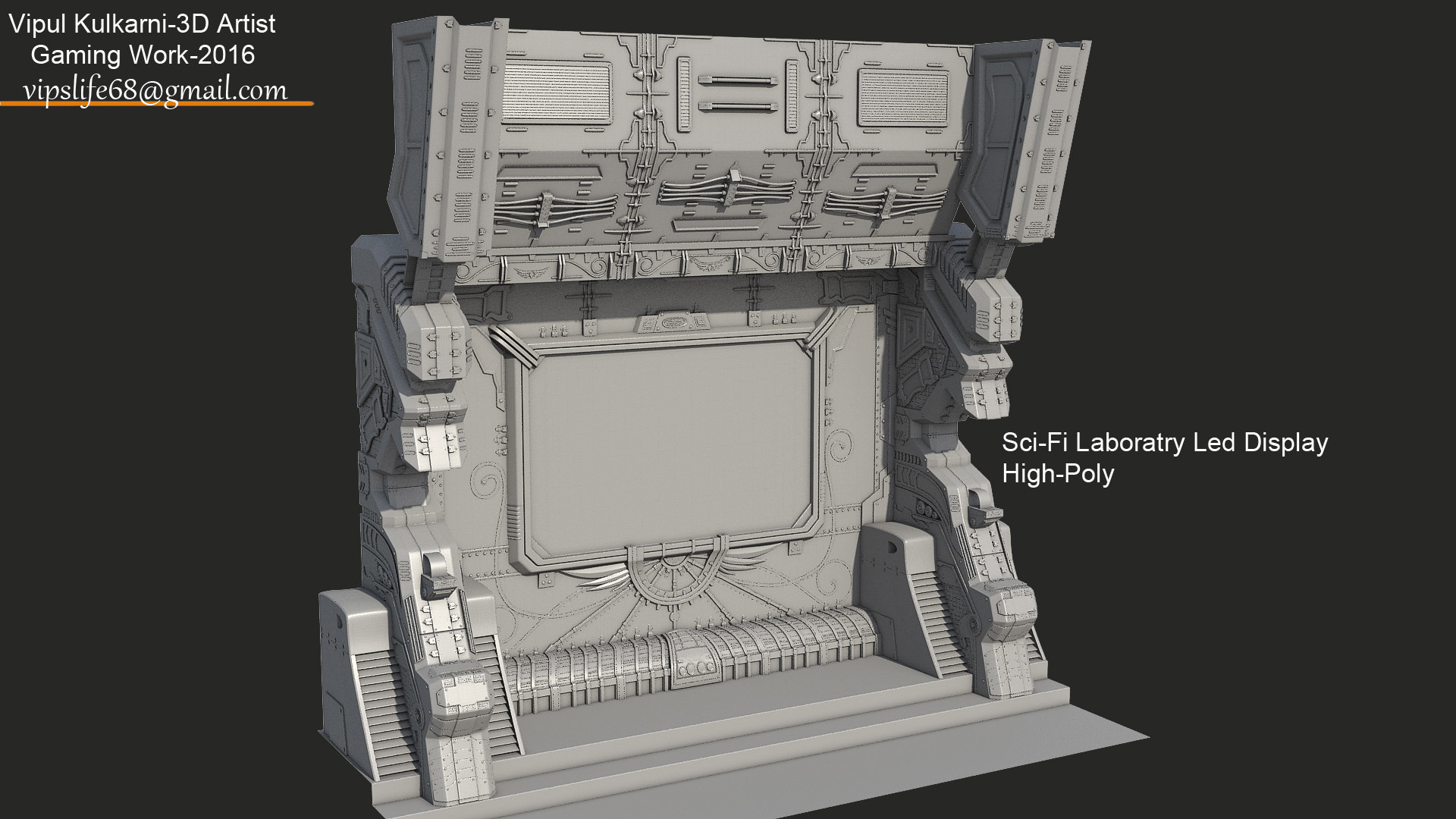 ArtStation - Sci-Fi Led Display