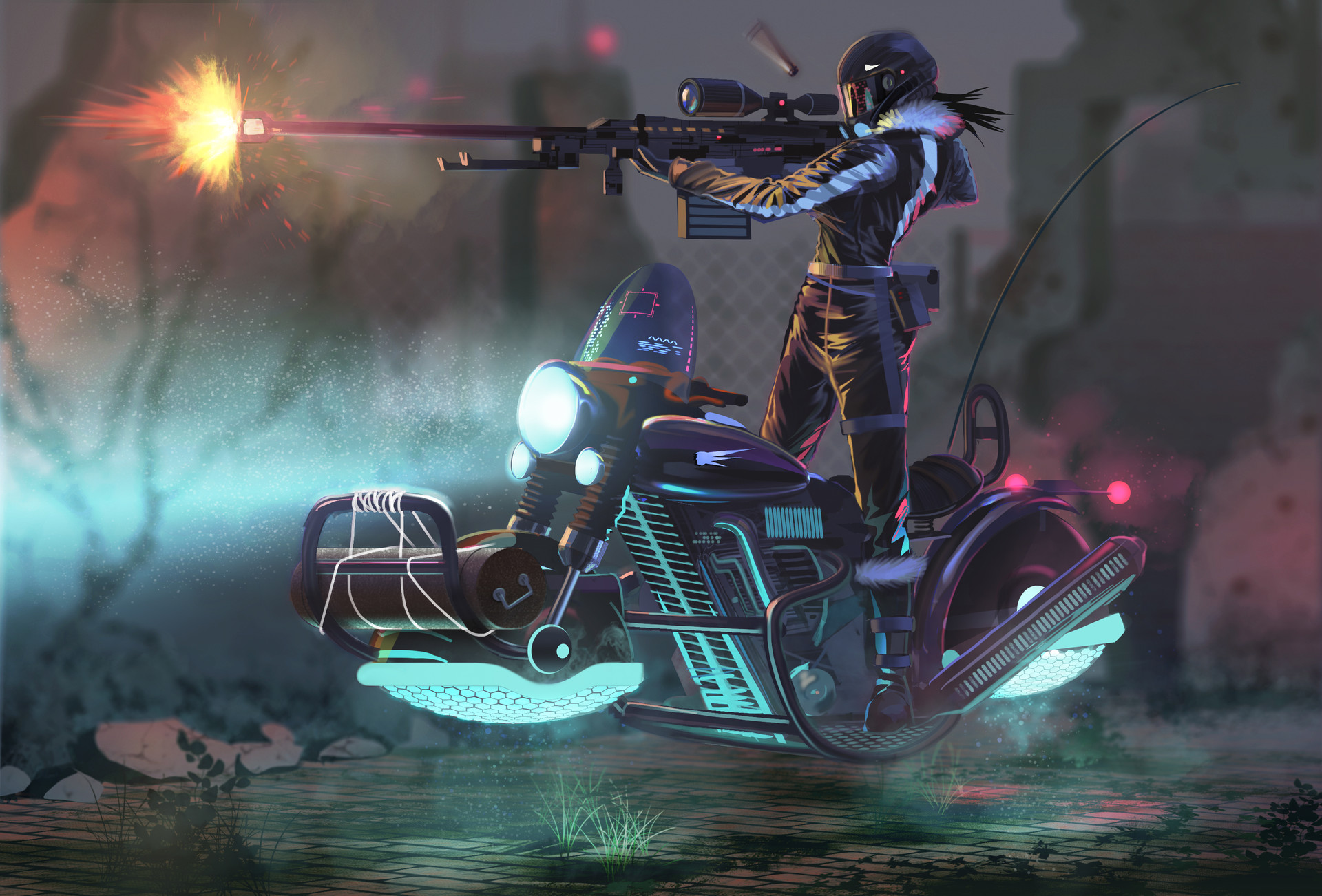 ArtStation - Biker/vehicle Study