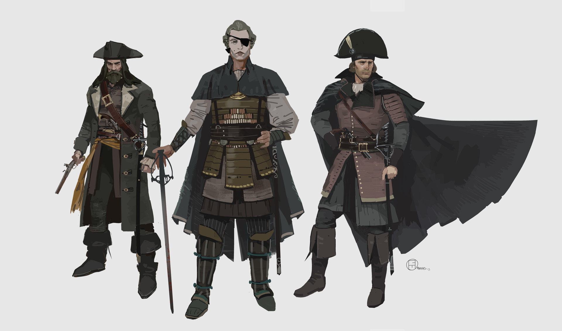 ArtStation - Pirate designs